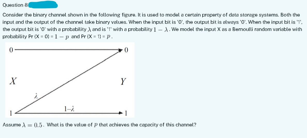 Solved Consider the binary channel shown in the following | Chegg.com Solved Consider the binary channel shown in the following | Chegg.com