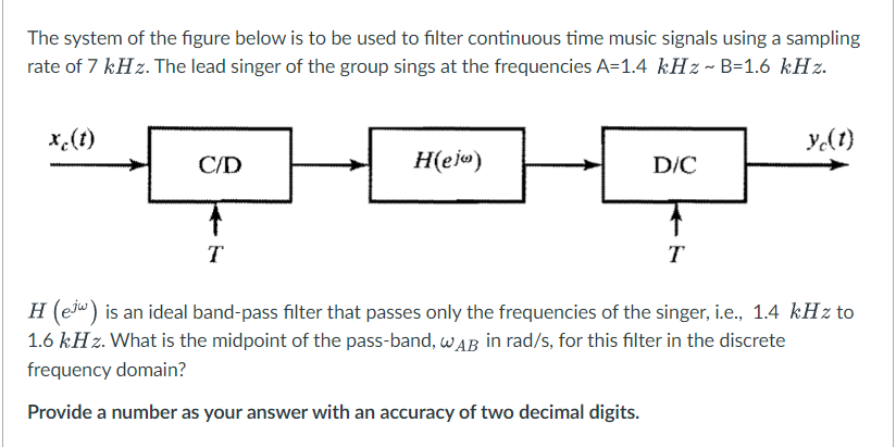 Solved The system of the figure below is to be used to | Chegg.com
