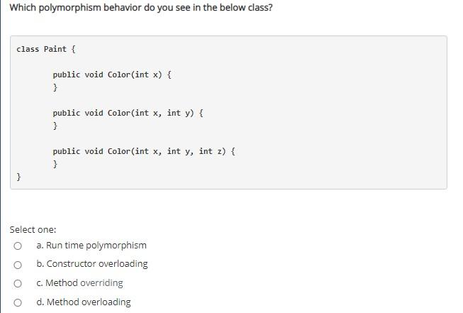 Solved Which of these is the correct way of inheriting class | Chegg.com