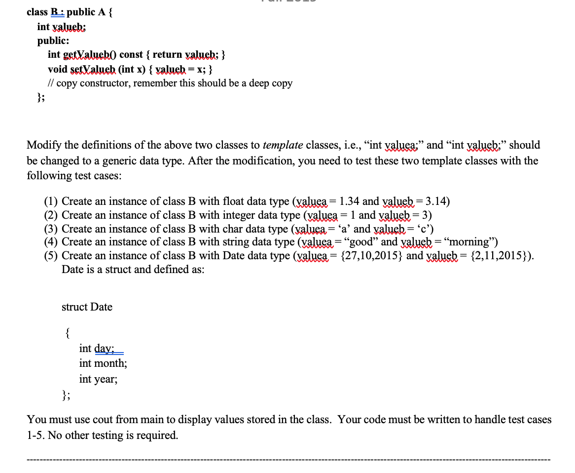 Solved Tall 2013 Specifications for Program A: Let A be an | Chegg.com