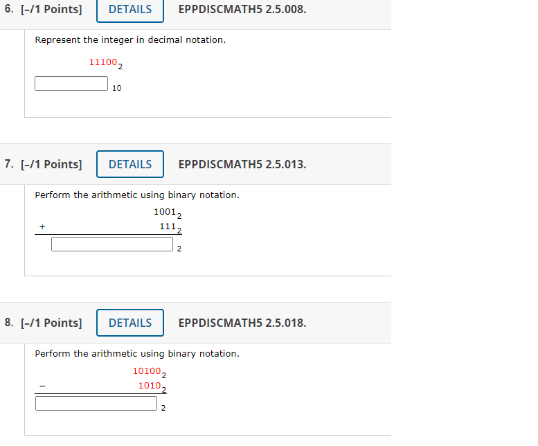 Solved 6. [-/1 Points] DETAILS EPPDISCMATH5 2.5.008. | Chegg.com