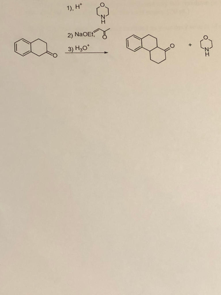 Solved 1), * 2) NaOet, y 3) H30+ | Chegg.com