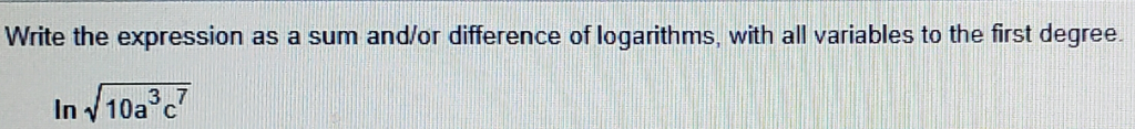 Solved Write the expression as a sum and/or difference of | Chegg.com