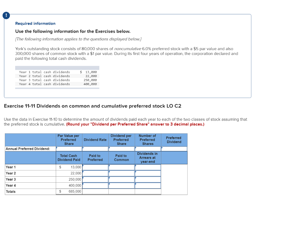 Solved Required information Use the following information | Chegg.com