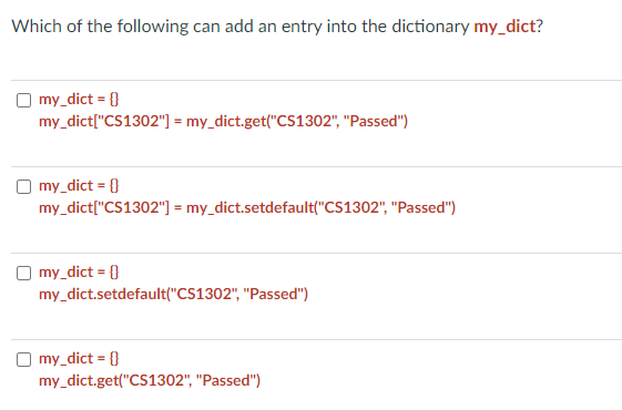 Solved Phyton Question Which of the following can add an | Chegg.com Solved Phyton Question Which of the following can add an | Chegg.com