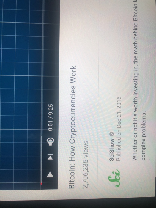 Solved please watch the video and answer the question the | Chegg.com