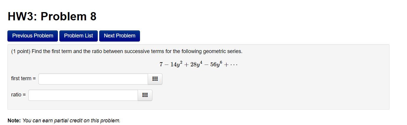 Solved HW3: Problem 8 Previous Problem Problem List Next | Chegg.com