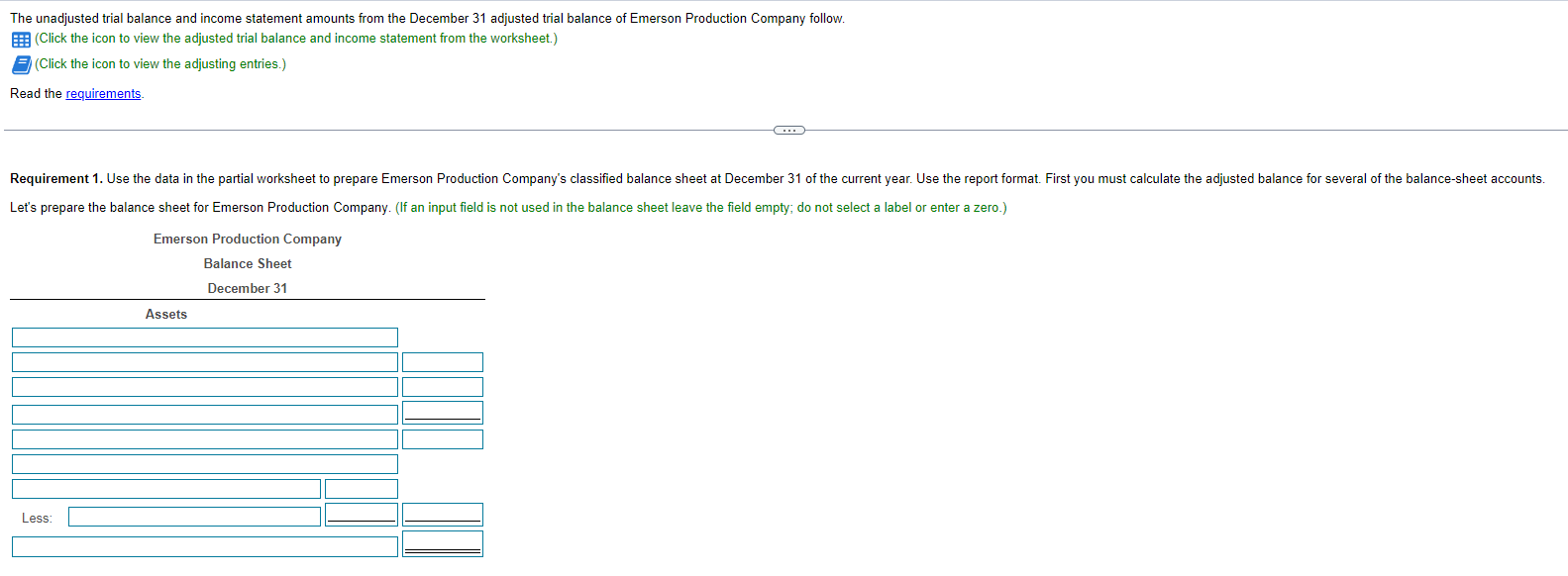 Solved The unadjusted trial balance and income statement | Chegg.com