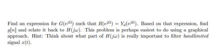 Solved 1. (50 points) Consider an LTI system that filters \( | Chegg.com