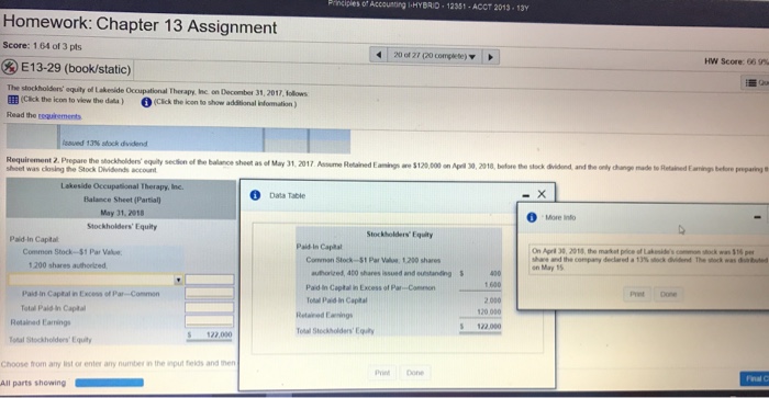 Principles of Accounting i-HYBRID 12351-ACCT 2013 13Y | Chegg.com