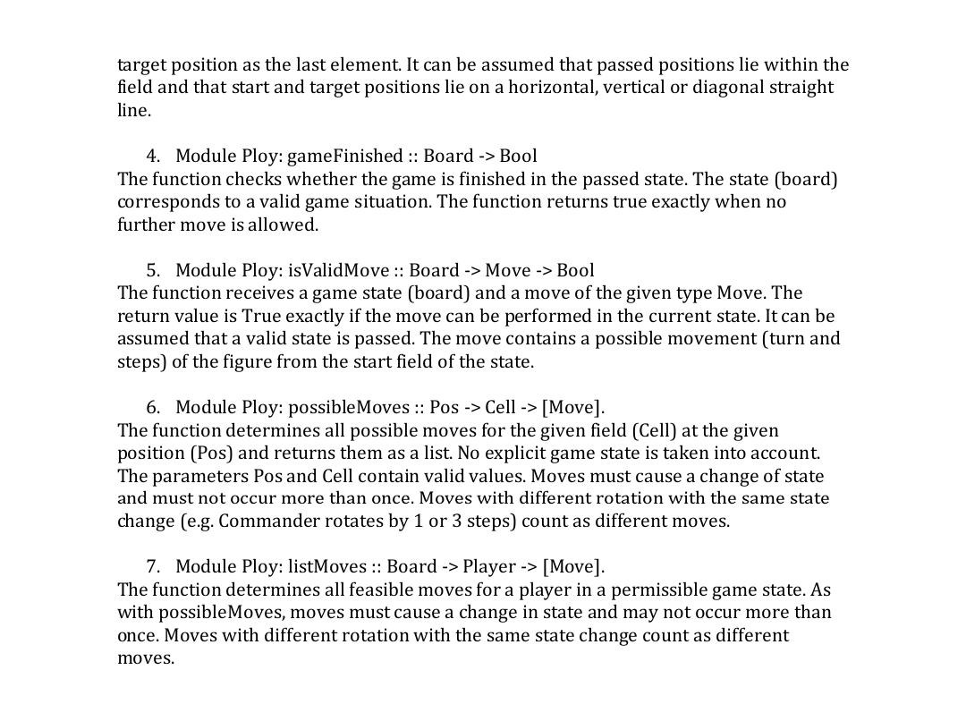 Solved Haskell Project - Ploy Game Ploy Ploy is a board game | Chegg.com