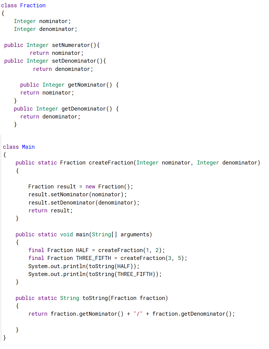 Solved Task Add Four Instance Methods To The 2538