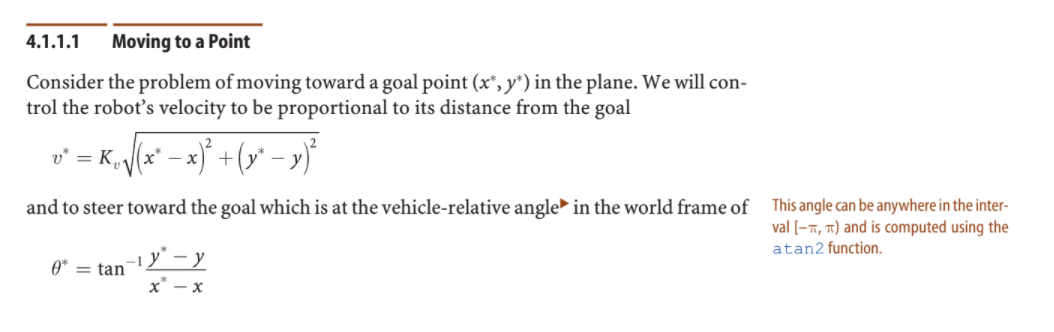 Solved 6. Moving to a point (page 103) plot x, y and 0 | Chegg.com