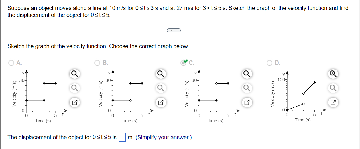 Solved Suppose an object moves along a line at 10 m/s for | Chegg.com