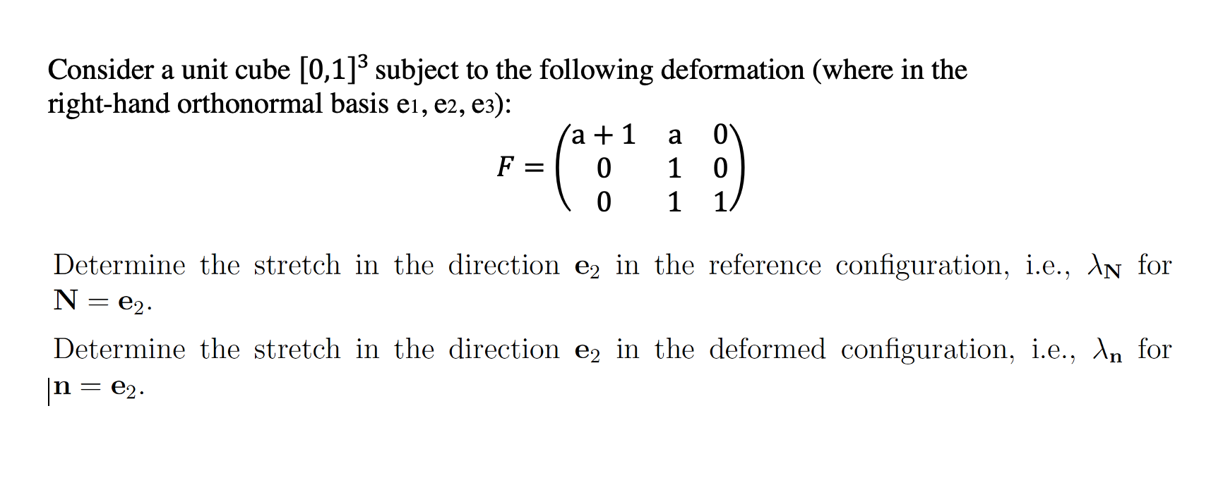 Solved Consider a unit cube [0,1]3 subject to the following | Chegg.com
