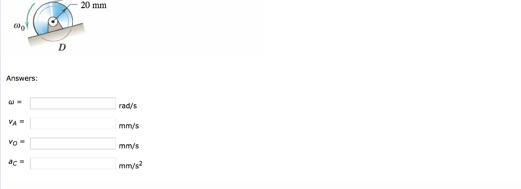 Solved Motion of the wheel as it rolls up the fixed rack on | Chegg.com