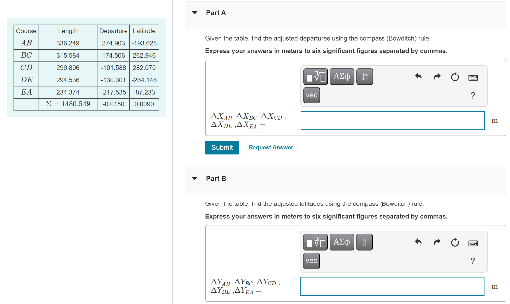 Solved Given the table, find the adjusted departures using | Chegg.com
