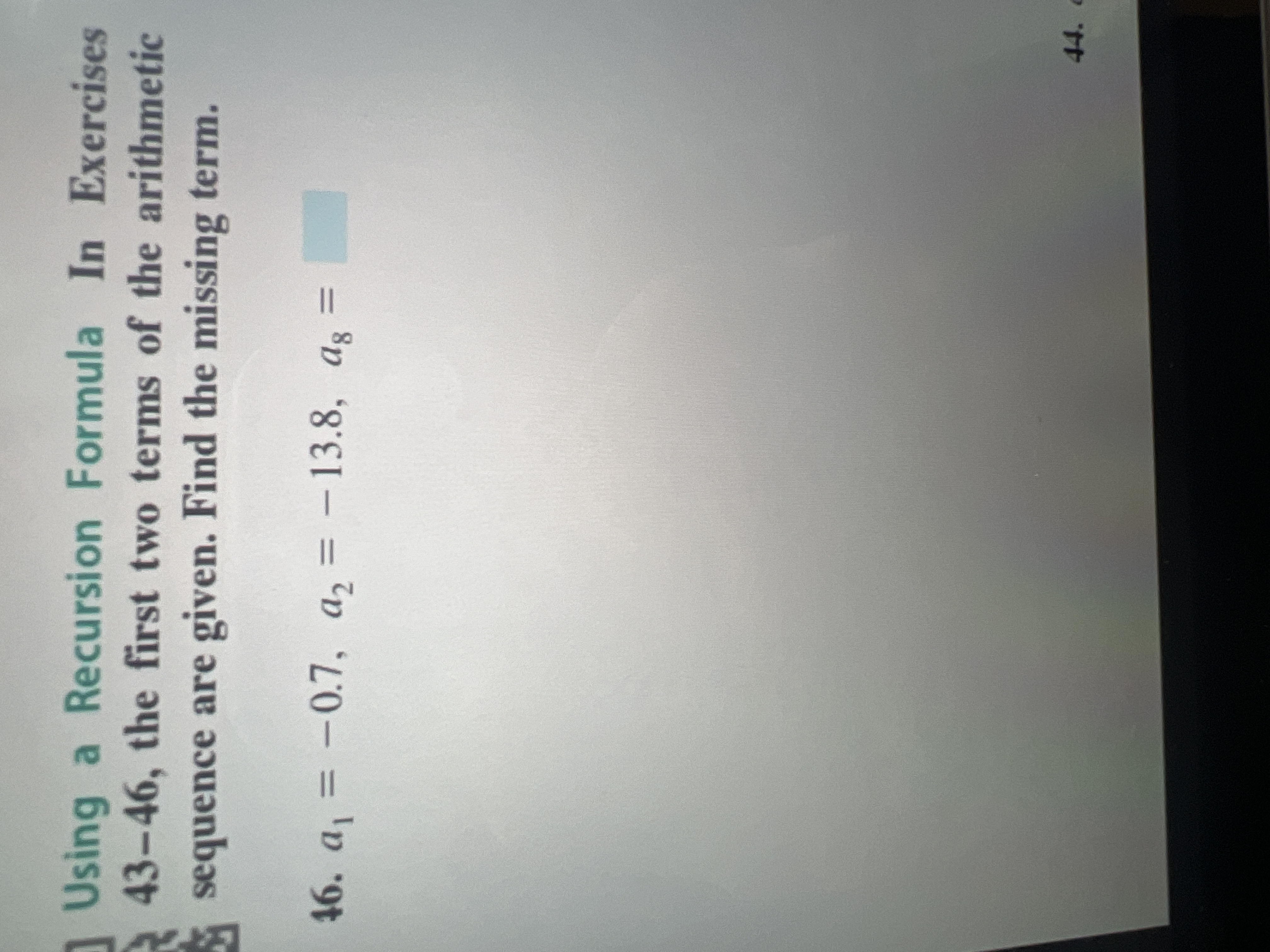 Solved Using A Recursion Formula In Exercises43 46 ﻿the 3970