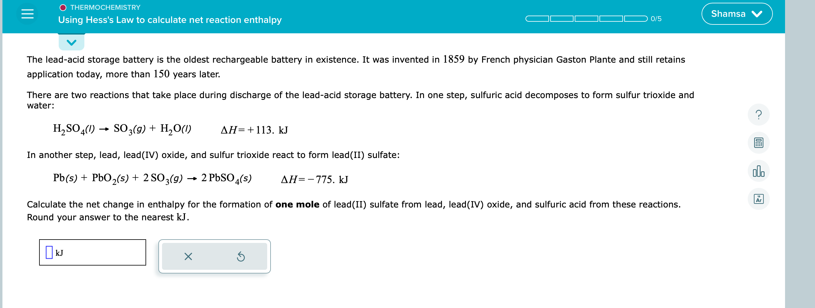 Solved The lead-acid storage battery is the oldest | Chegg.com