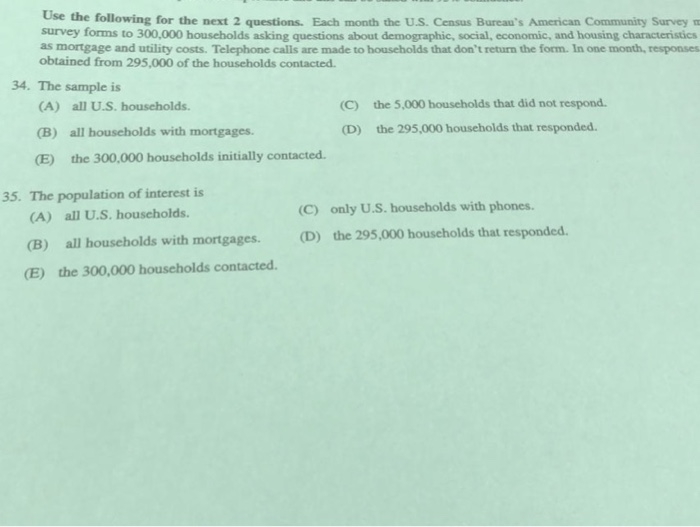Solved Use the following for the next 2 questions. Each | Chegg.com