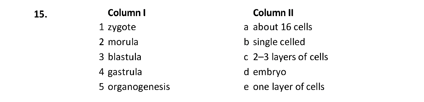 Solved 15. \begin{tabular}{ll} Column I & | Chegg.com