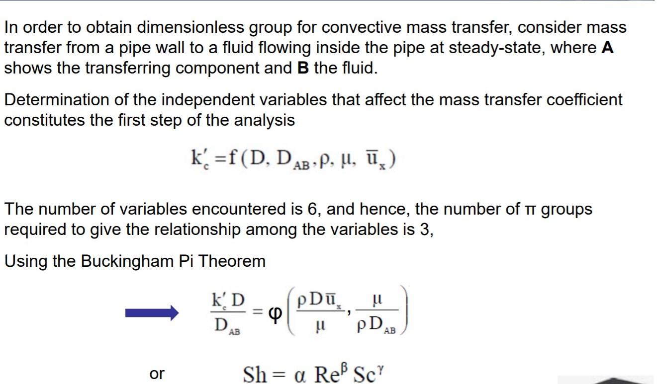 Solved In order to obtain dimensionless group for convective | Chegg.com