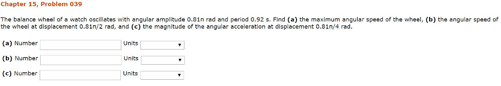 Solved The balance wheel of a watch oscillates with angular | Chegg.com
