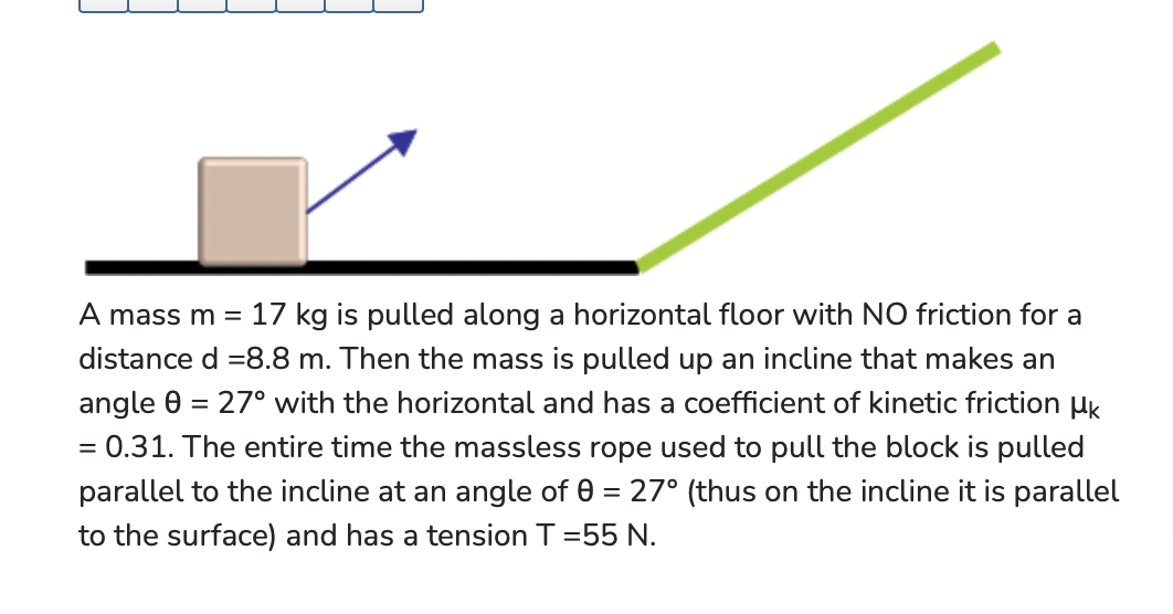 Solved How far up the incline does the block travel before | Chegg.com