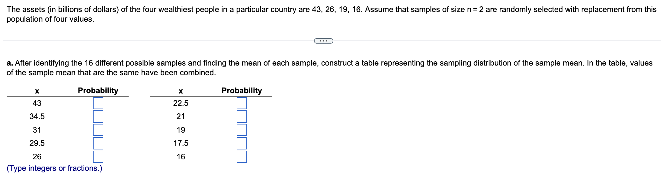 Solved Population Mean Is Not Provided In Question Must Be