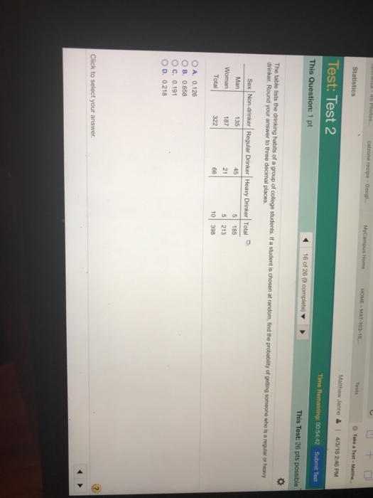 Solved HOME-MAT-103-10... O Take a Test Matthe Matthew Jenne | Chegg.com