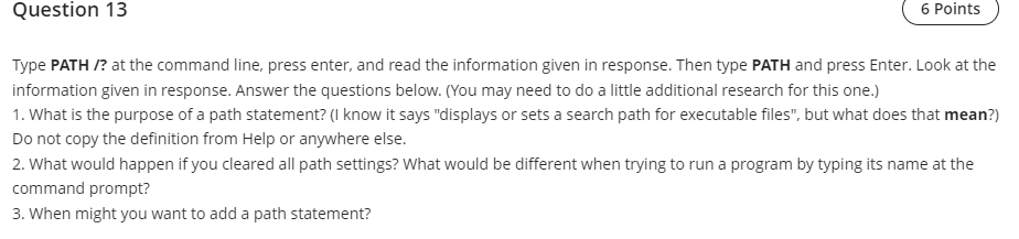 Solved What Command Line Switch Can Be Used To Display A