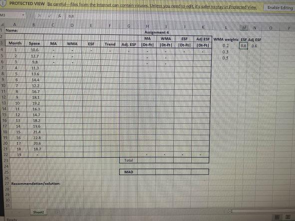 this is the table format that the answer should be in | Chegg.com