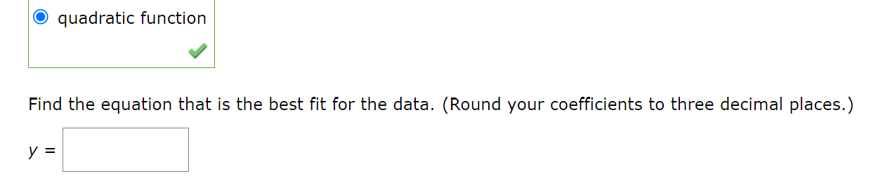 Solved Consider the data given in the table.Fit a linear | Chegg.com