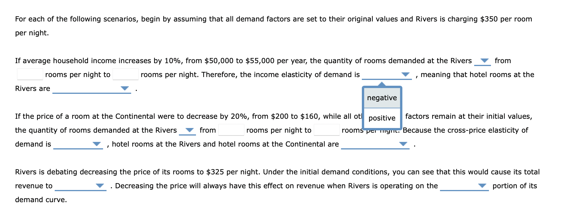 Solved If average household income increases by 10%, from | Chegg.com