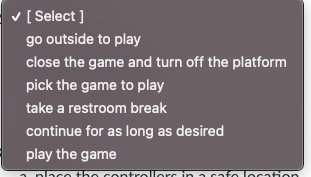 Solved Complete the following task list for playing a video | Chegg.com