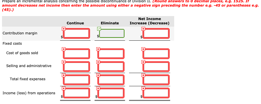 Solved Prepare an incremental analysis concerning the | Chegg.com