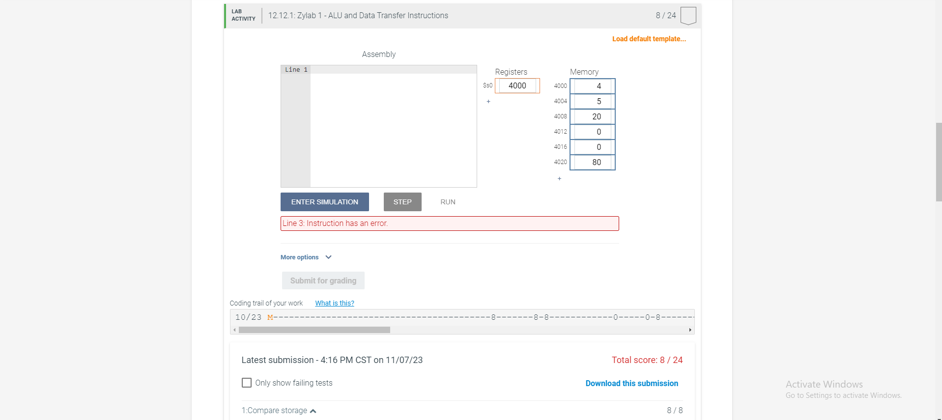 Solved …Load default template...You may use any temporary | Chegg.com
