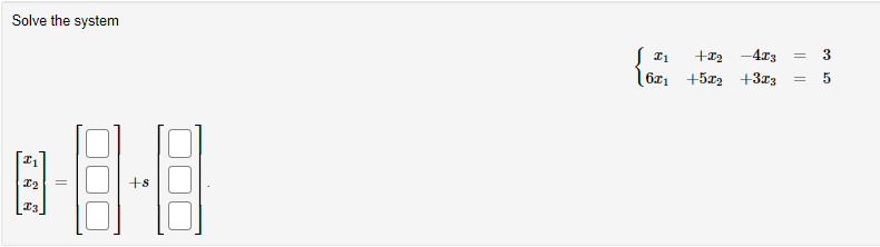 Solved Solve the system | Chegg.com