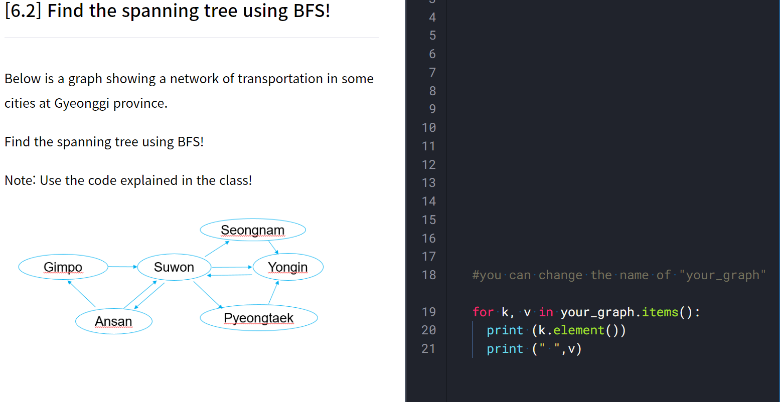62 Find The Spanning Tree Using Bfs Below Is A 