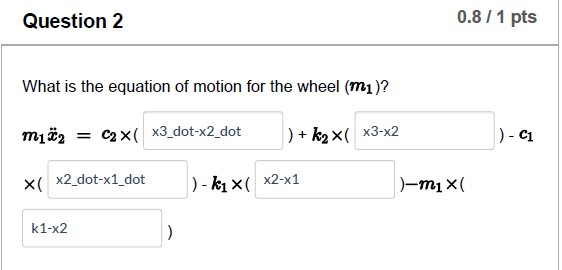 Solved In this diagram we have modelled the wheel as a mass | Chegg.com