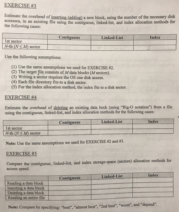 Solved Exercise 1 Ompare The Contiguous Linked List And 