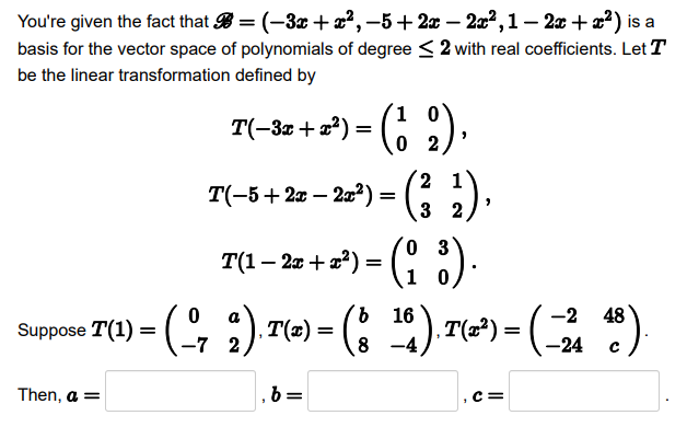 Solved You're given the fact that | Chegg.com