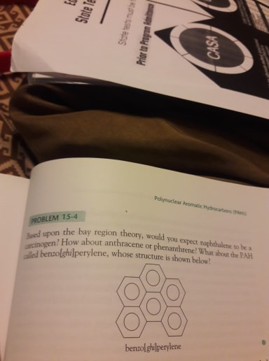 Solved Pohynuclear Aromatic Hyocarbos 19an LEM 15-4 the bay | Chegg.com