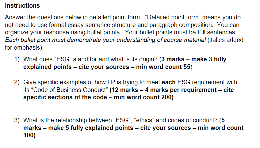 [Solved]: Answer the questions below in detailed point for