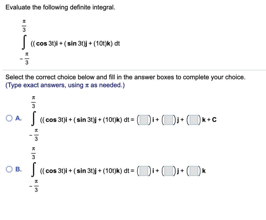 Solved Evaluate the following definite integral. ((cos | Chegg.com