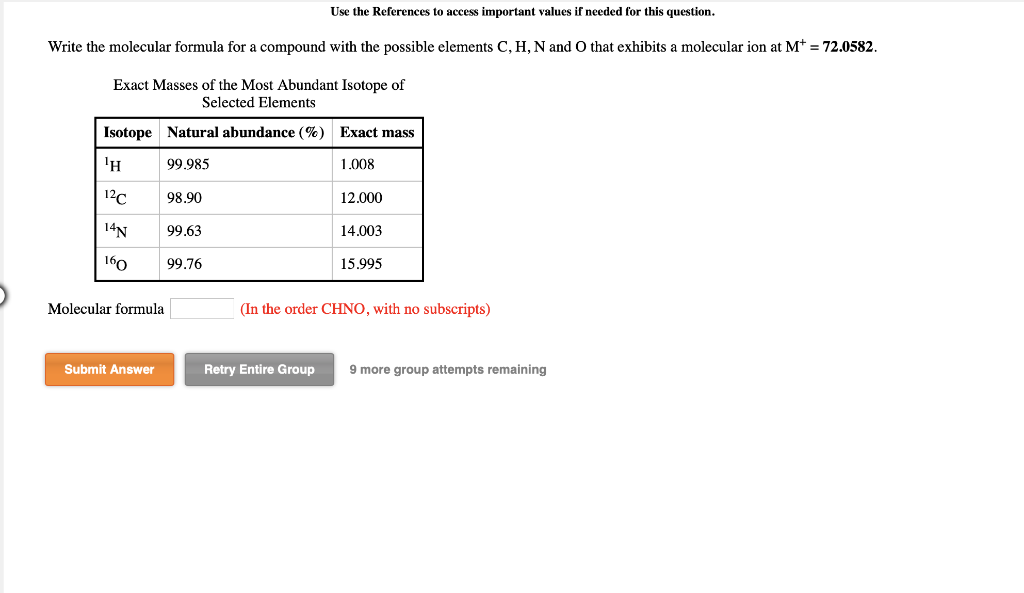 Solved Use the References to access important values if | Chegg.com