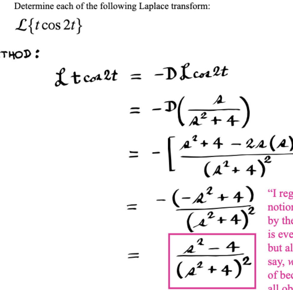 Solved Determine each of the following Laplace transform: | Chegg.com