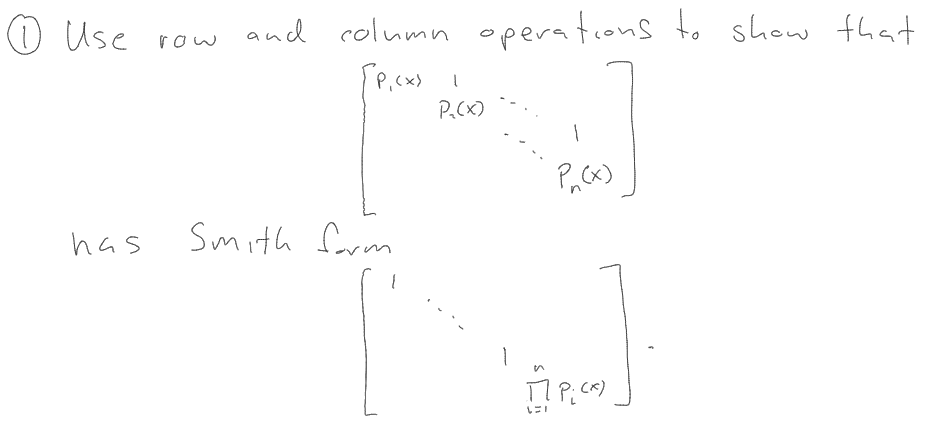 Solved © Use row and column operations to show that © PP, | Chegg.com