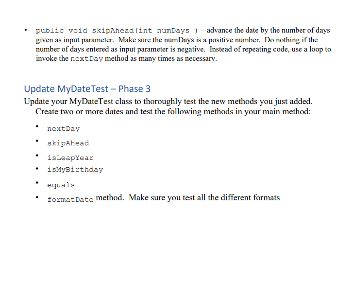Solved - public String toString(int format) - The format | Chegg.com