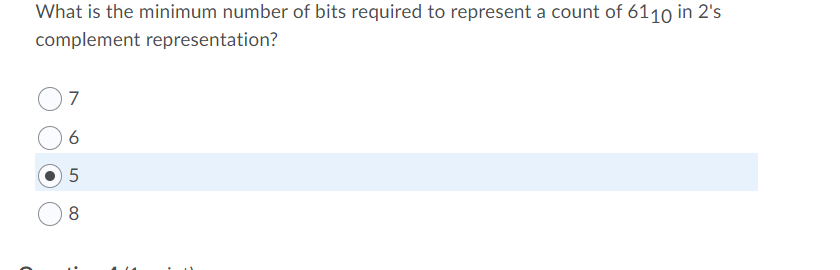 Solved What is the minimum number of bits required to | Chegg.com